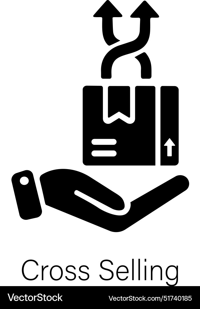Cross selling Royalty Free Vector Image - VectorStock