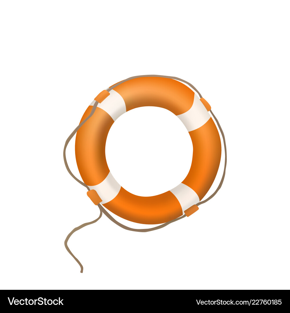 Life buoy Royalty Free Vector Image - VectorStock