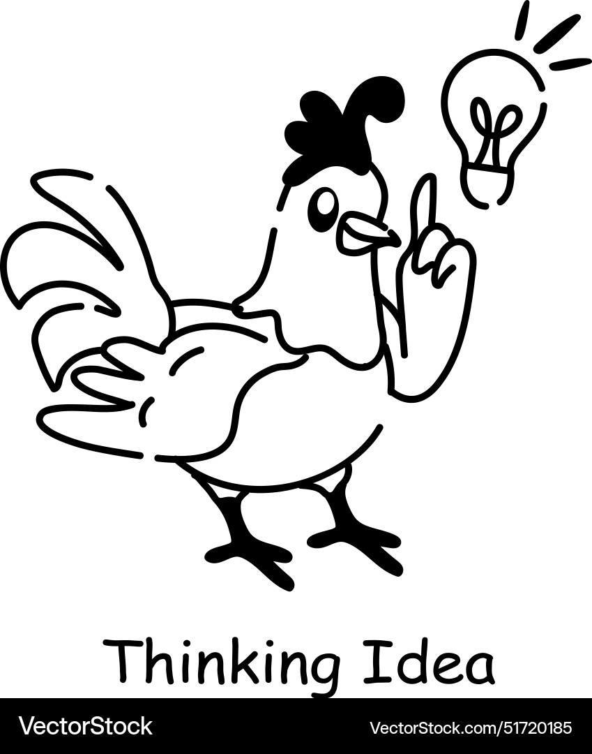 Thinking idea Royalty Free Vector Image - VectorStock
