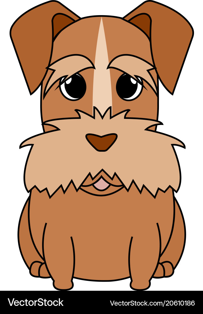 Abstract cute dog Royalty Free Vector Image - VectorStock