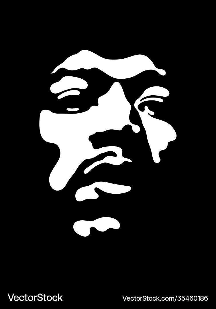 Jimmy hendrix Royalty Free Vector Image - VectorStock