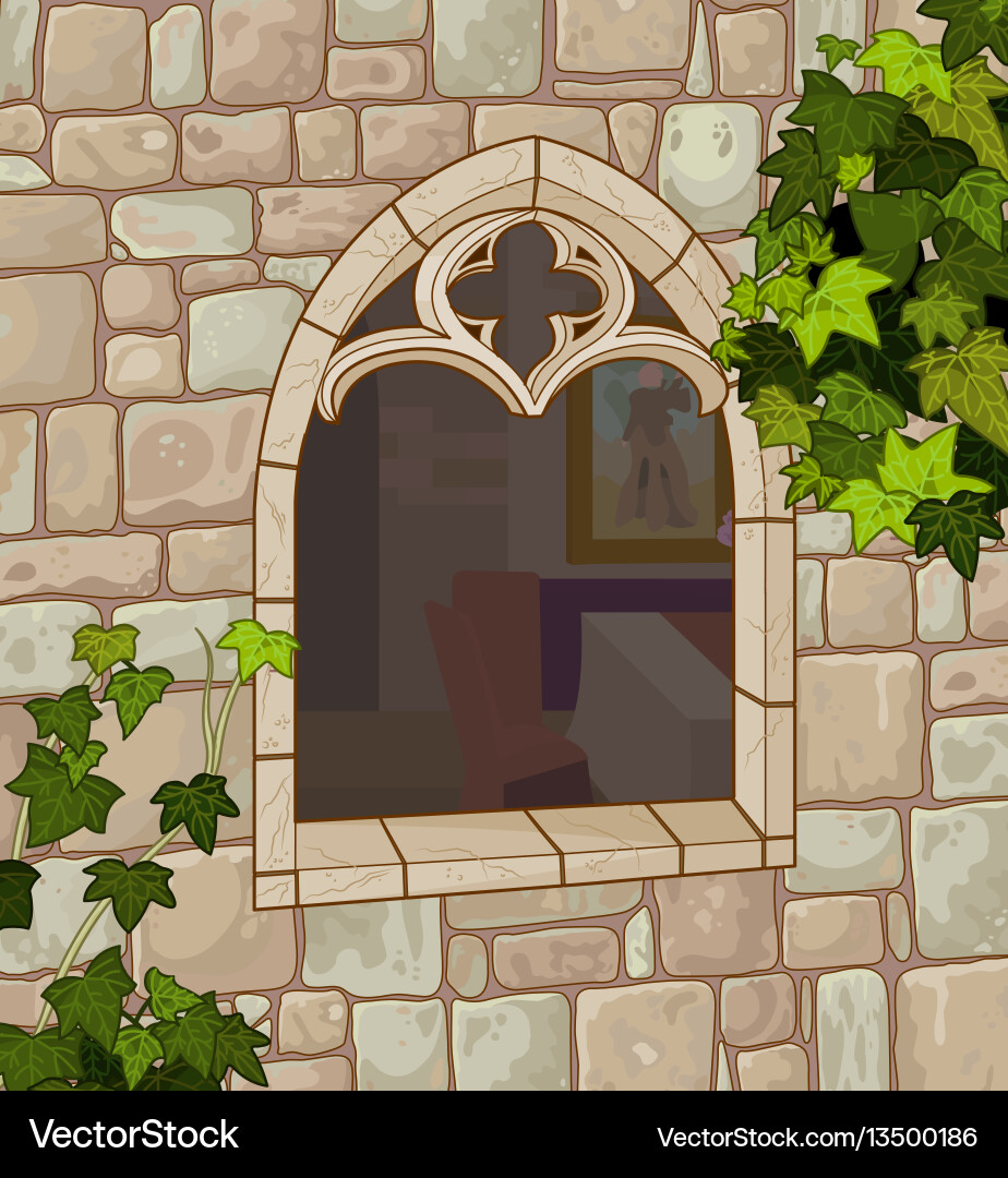 Medieval window Royalty Free Vector Image - VectorStock