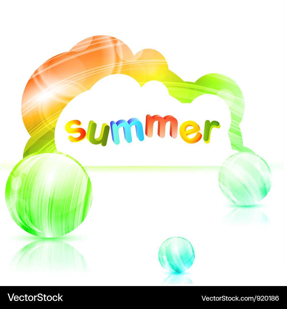 Summer Royalty Free Vector Image - VectorStock