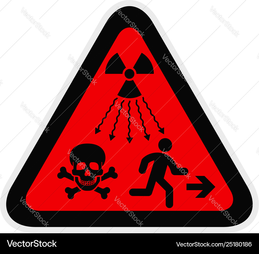 Dreieckiges rotes Warnsymbol Lizenzfreies Vektorbild