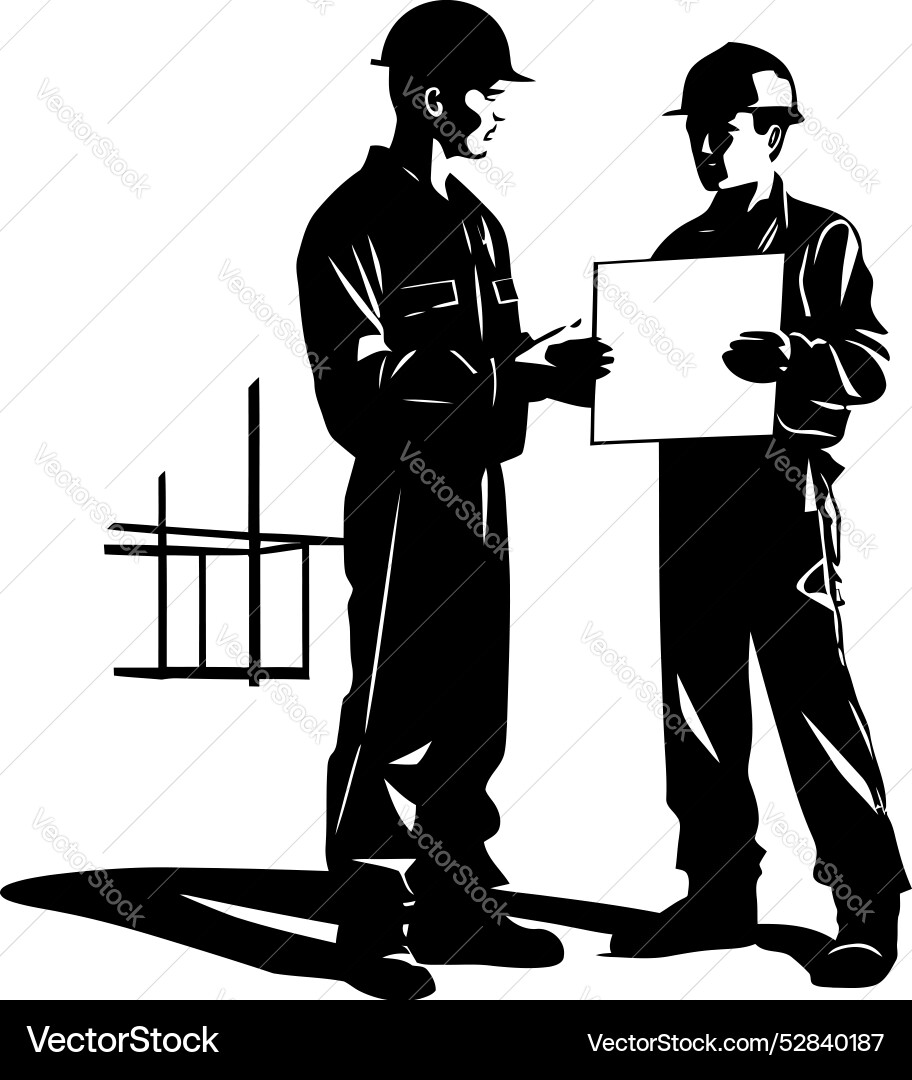 Blueprint bond engineering paper emblem design Vector Image