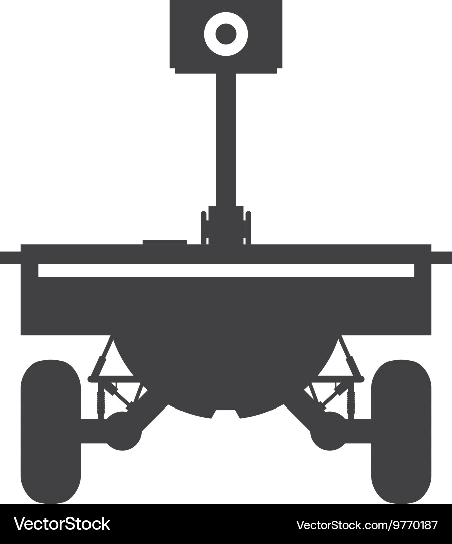 Camera robot icon machine design graphic Vector Image