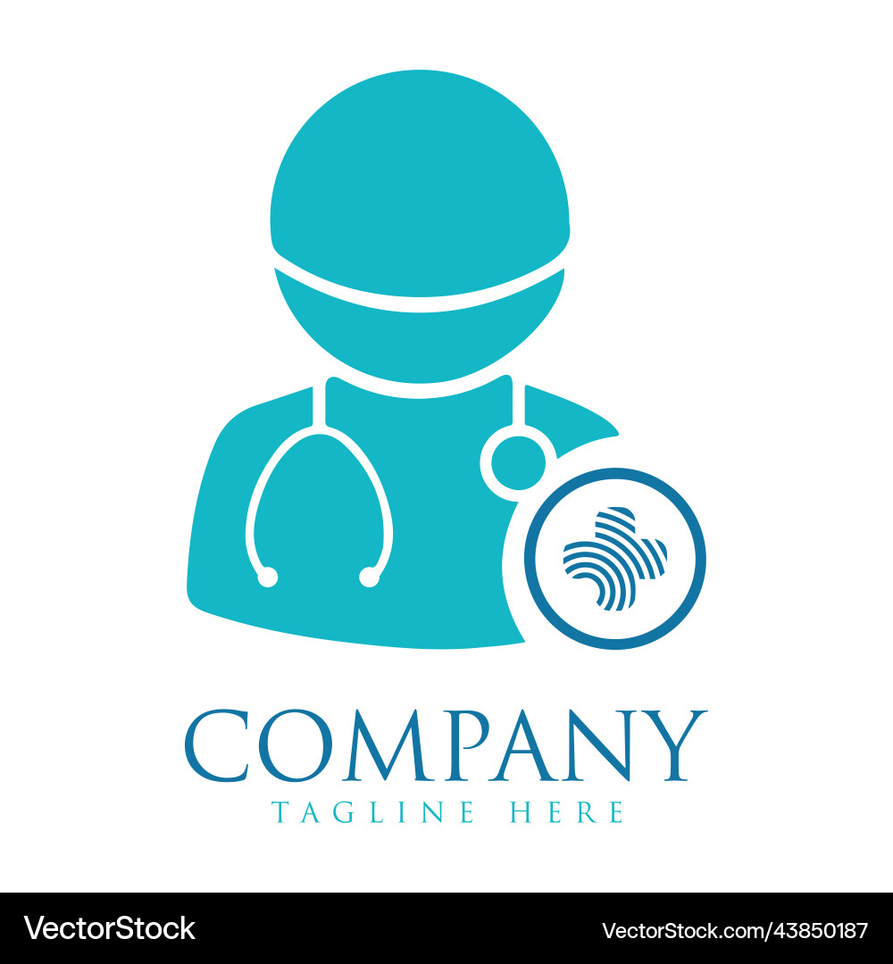 Doctors day icon design medical logo image Vector Image