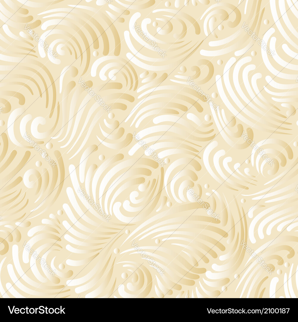 Golden Swirl Pattern Royalty Free Vector Image