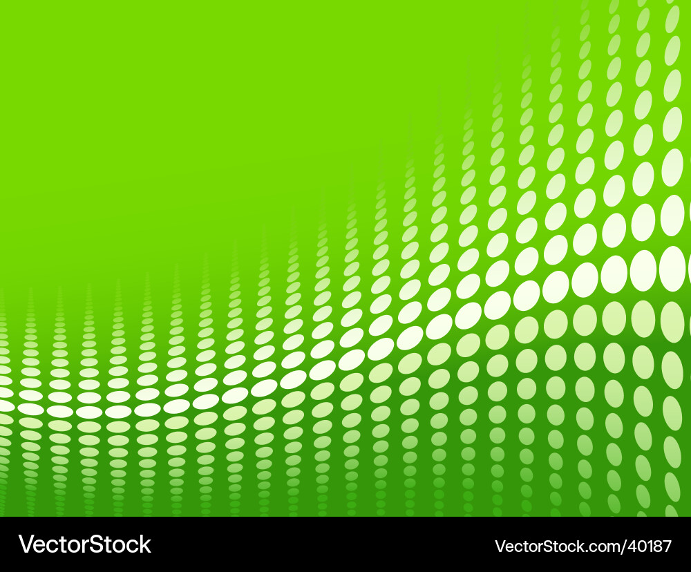 Green halftone background Royalty Free Vector Image