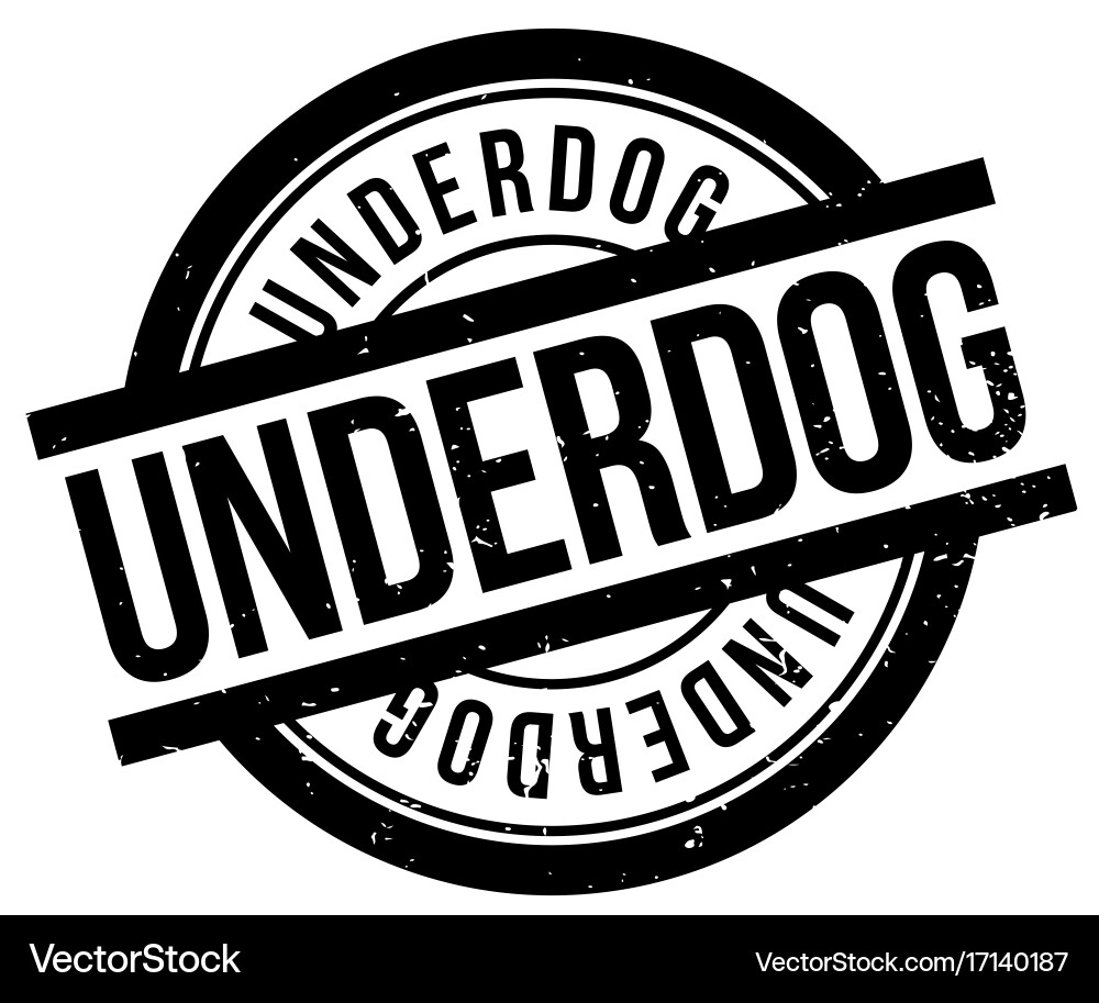 Underdog rubber stamp Royalty Free Vector Image