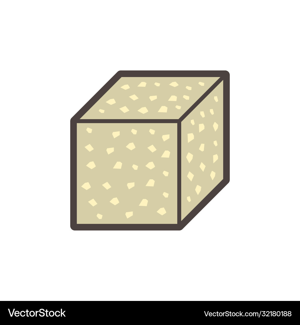 Concrete testing icon Royalty Free Vector Image