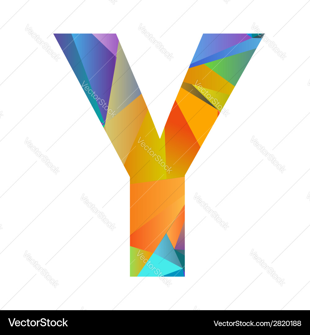 Letter y Royalty Free Vector Image - VectorStock