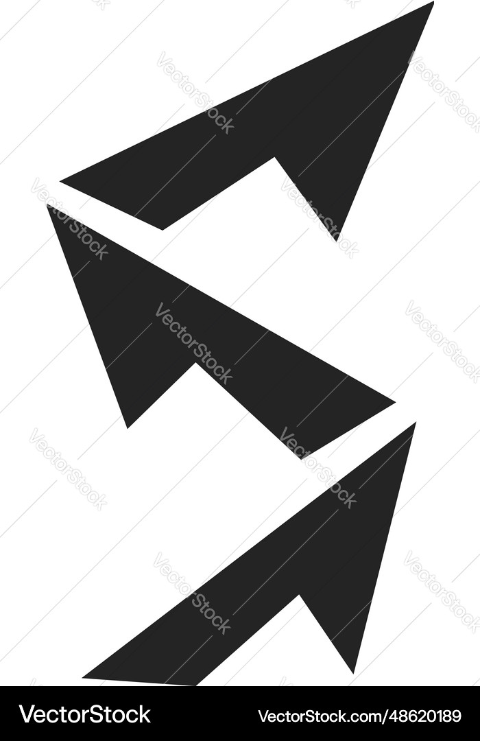 Movement logo template isolated brand identity Vector Image