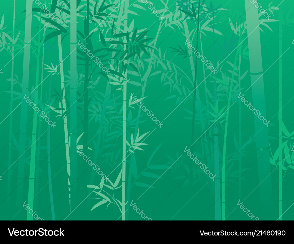 Bamboo forest scene Royalty Free Vector Image - VectorStock