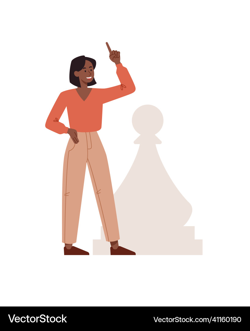 Characters with chess Royalty Free Vector Image
