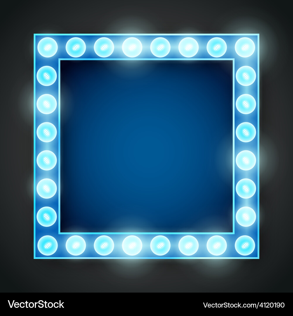 Frame lamp Royalty Free Vector Image - VectorStock