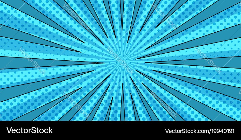 Comic book horizontal background Royalty Free Vector Image