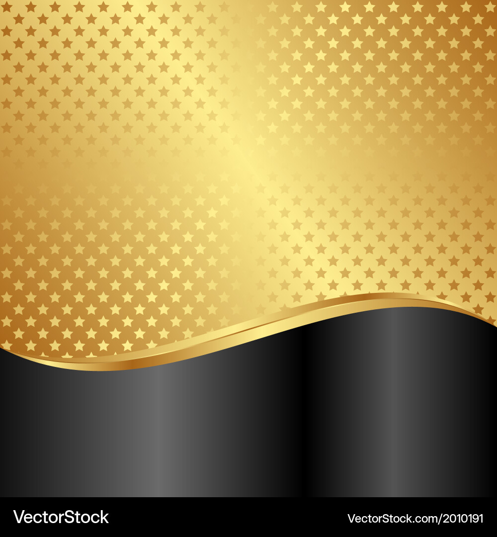 Golden background Royalty Free Vector Image - VectorStock
