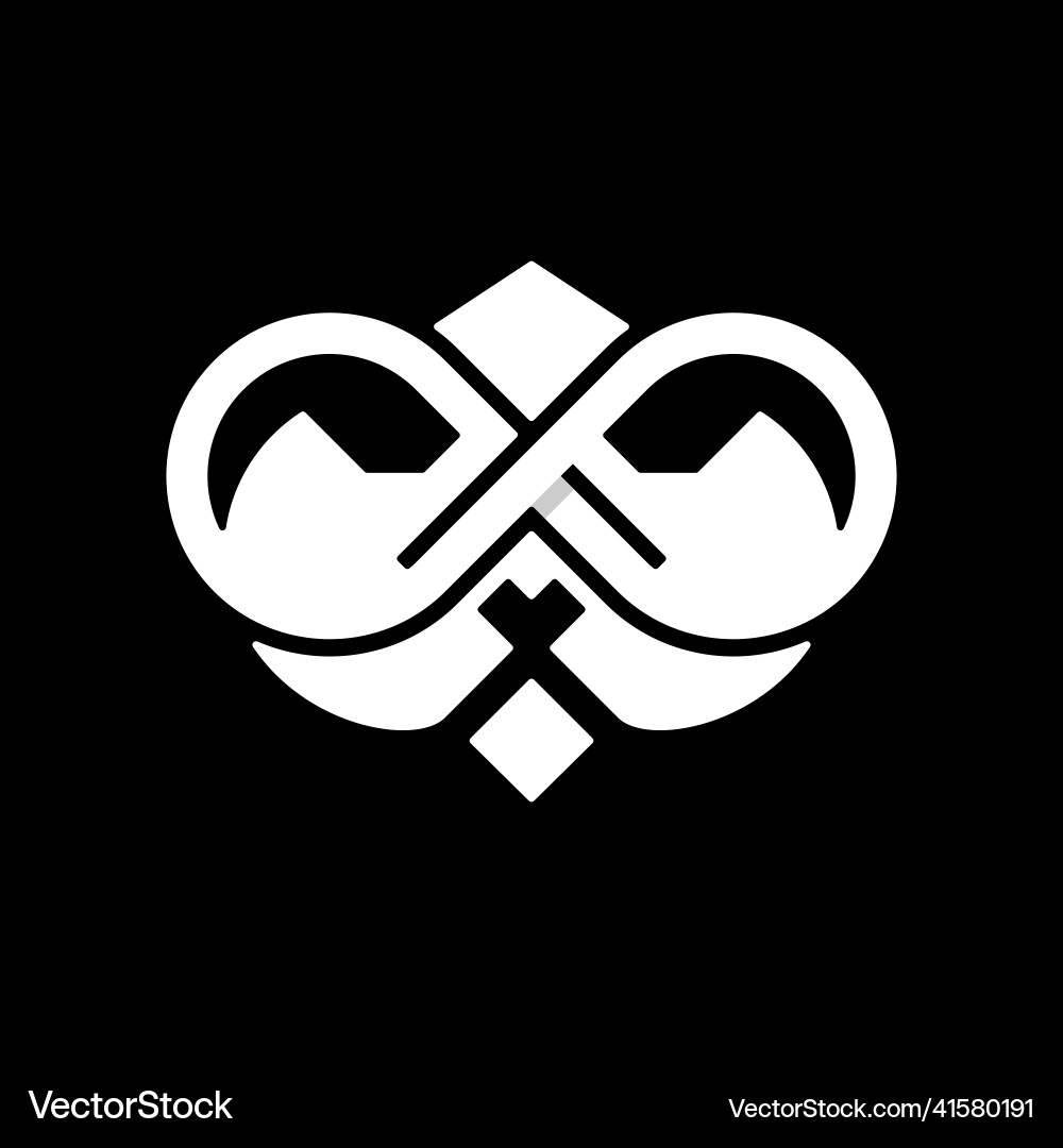 Lion Infinity Logo - Modern & Elegant Vector Image