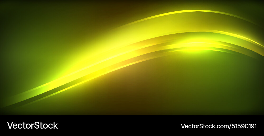 Neon glowing circle rays light round lines Vector Image