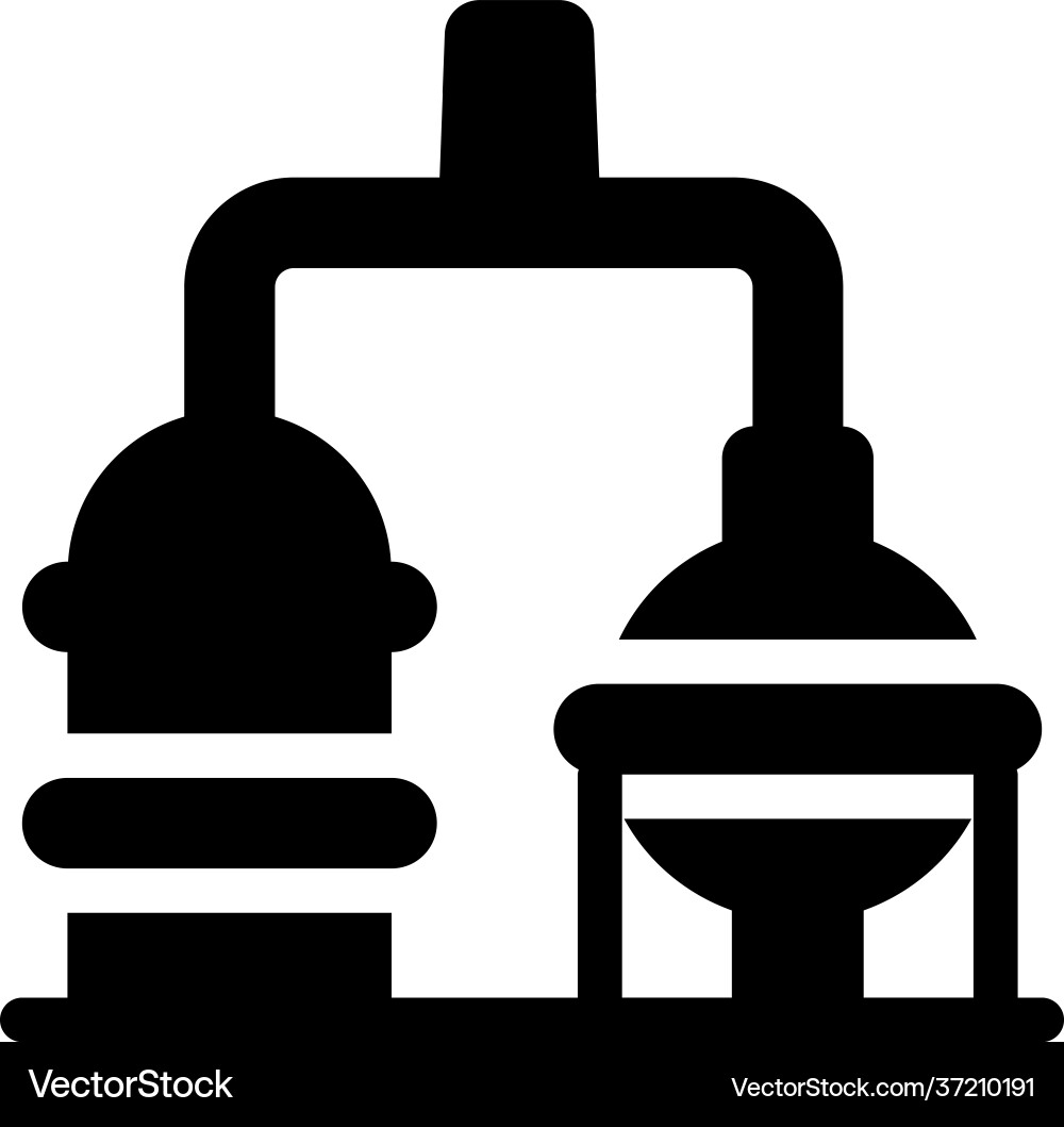 Oil refinery Royalty Free Vector Image - VectorStock