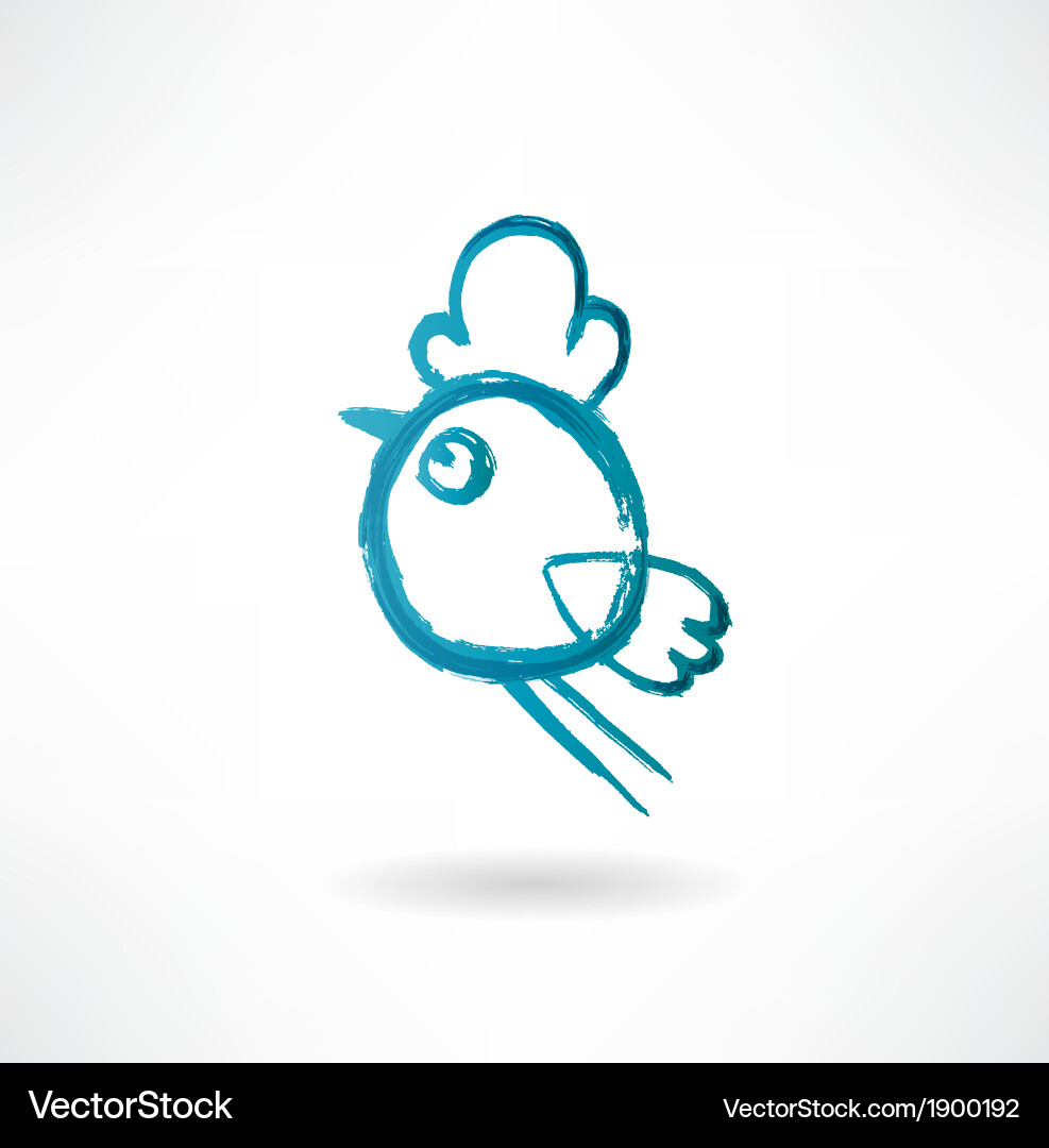 Chicken Icon - Poultry Animal Royalty Free Vector Image
