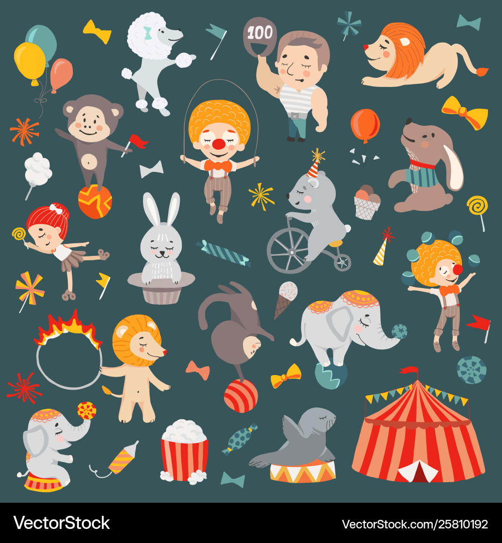 Circus Royalty Free Vector Image - VectorStock