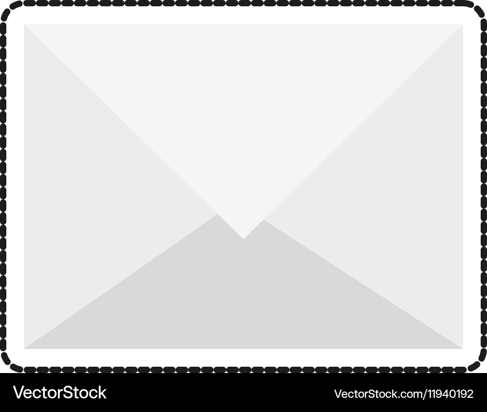 Isolated email envelope design Royalty Free Vector Image