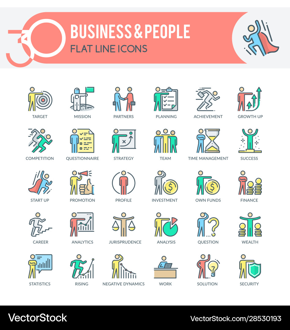 Business icon Royalty Free Vector Image - VectorStock
