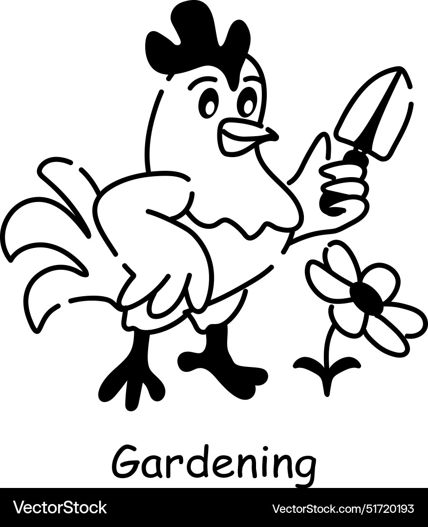 Gardening Royalty Free Vector Image - VectorStock