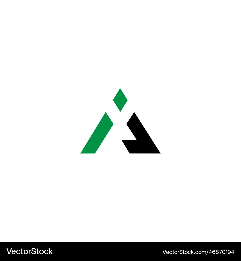 Ia lettering sticker for social media content Vector Image