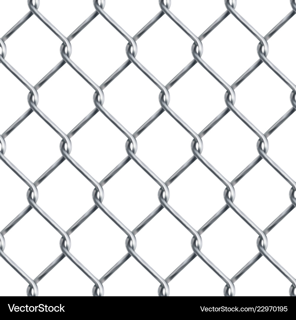 Chain Link Fence Texture Royalty Free Vector Image
