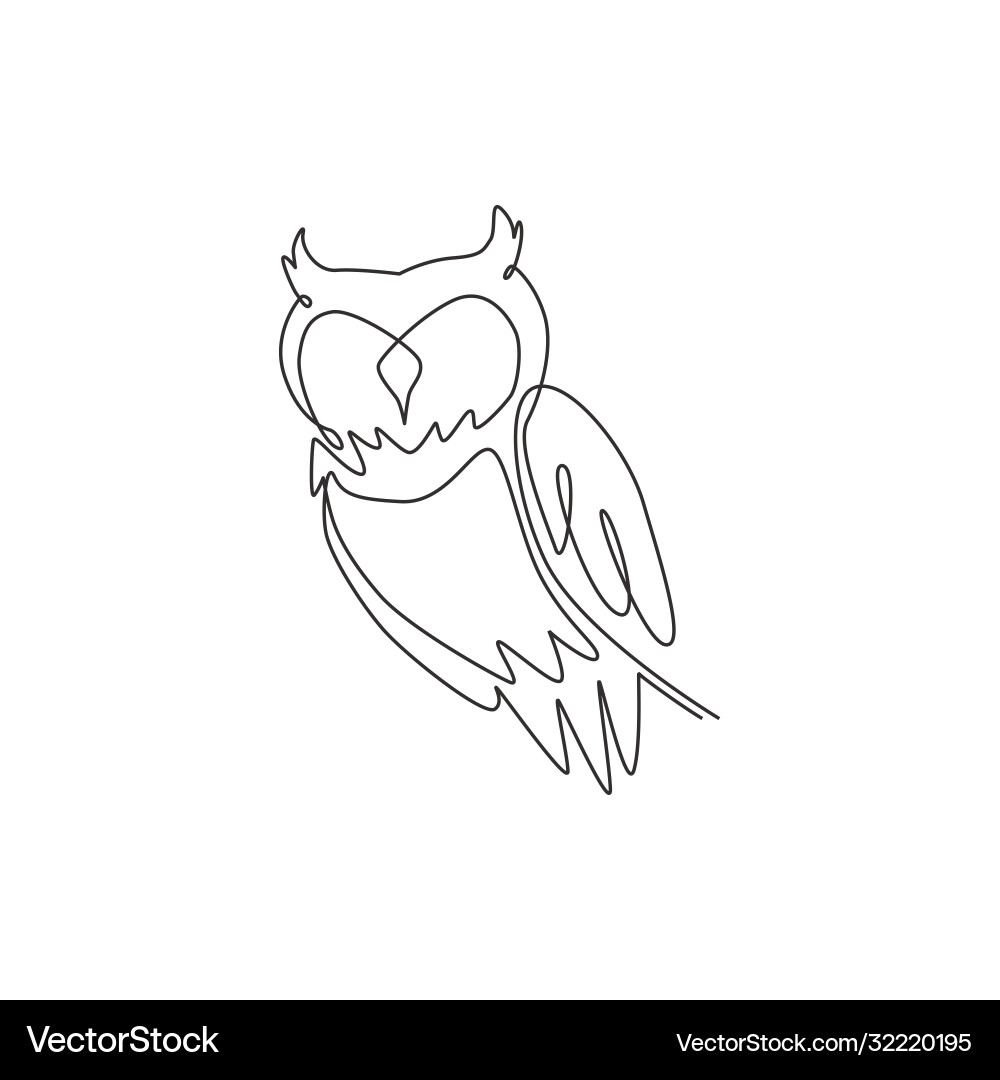 Line Drawing Owl Vector Images (over 8,700)