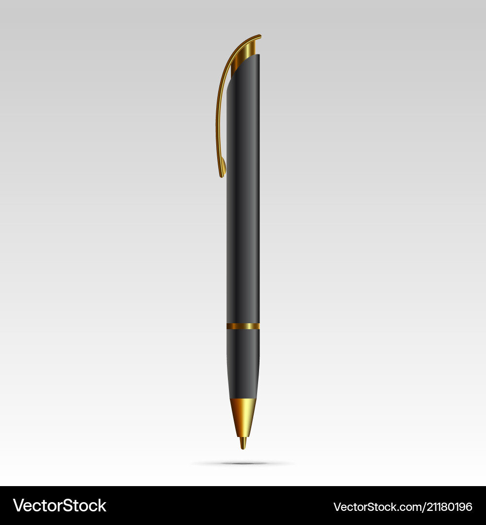 Blank pen Royalty Free Vector Image - VectorStock