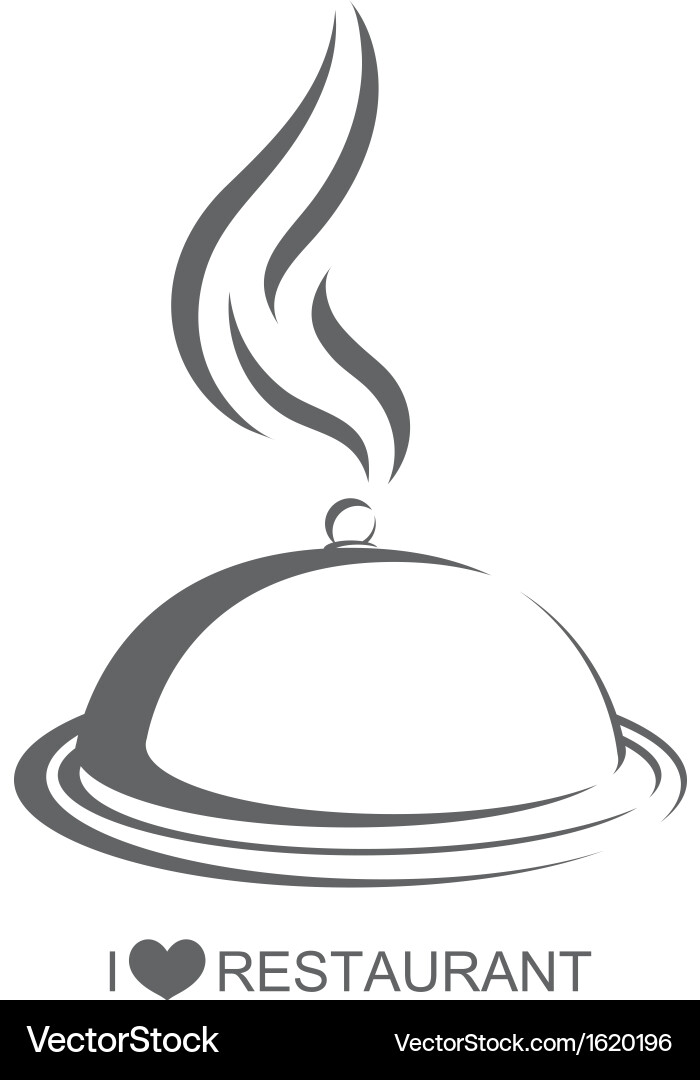 Food Platter on White Background Royalty Free Vector Image