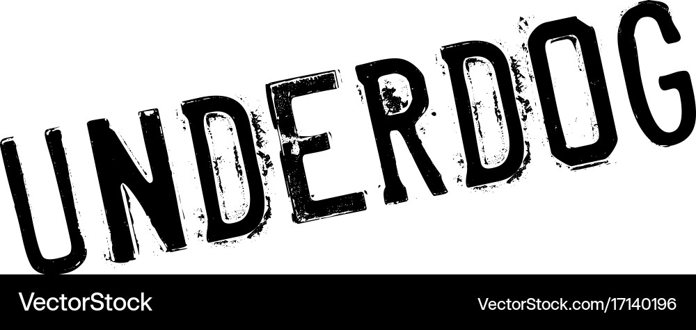 Underdog rubber stamp Royalty Free Vector Image
