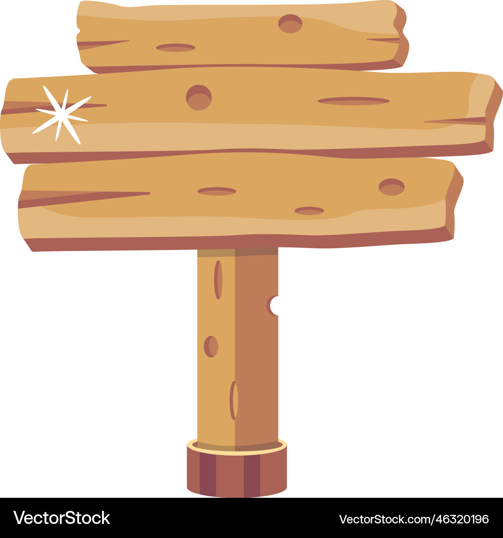 Wooden board Royalty Free Vector Image - VectorStock