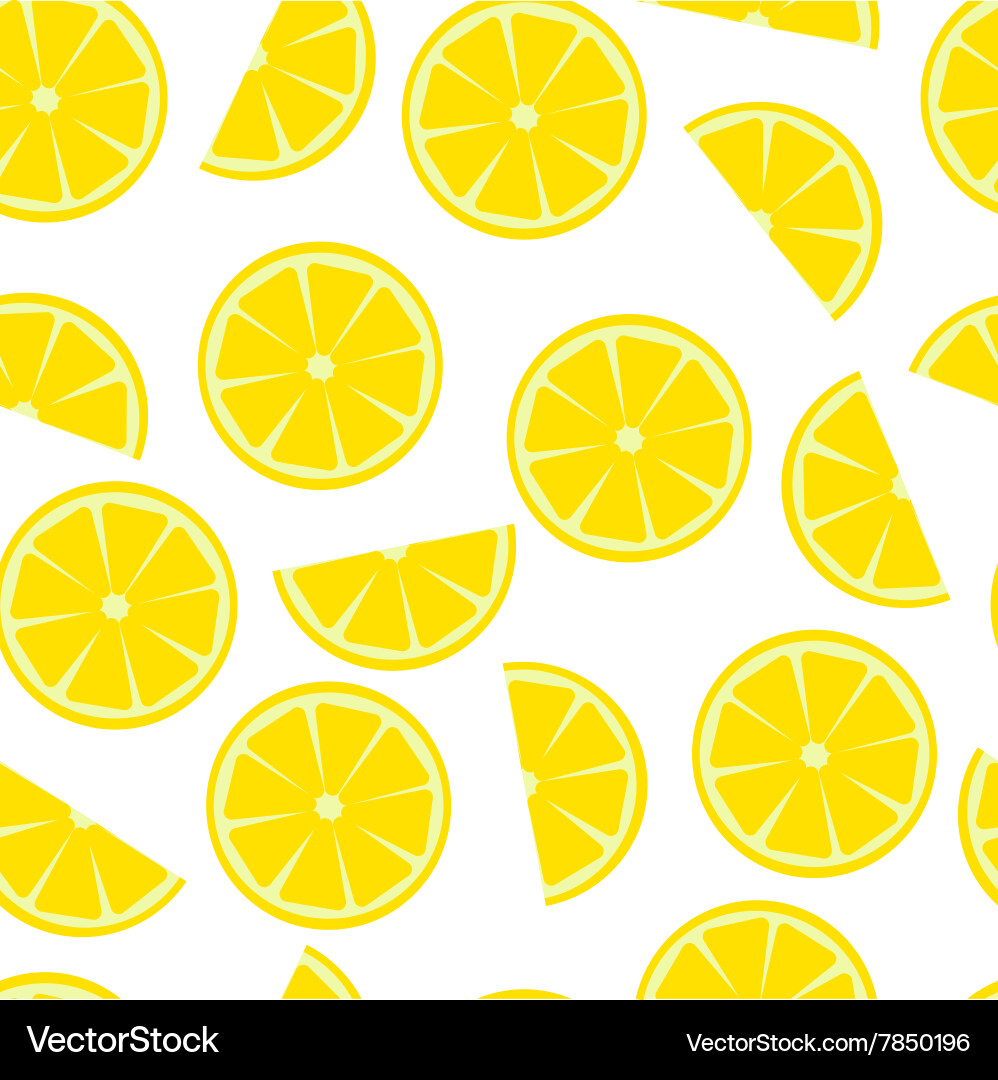 Yellow lemon Royalty Free Vector Image - VectorStock