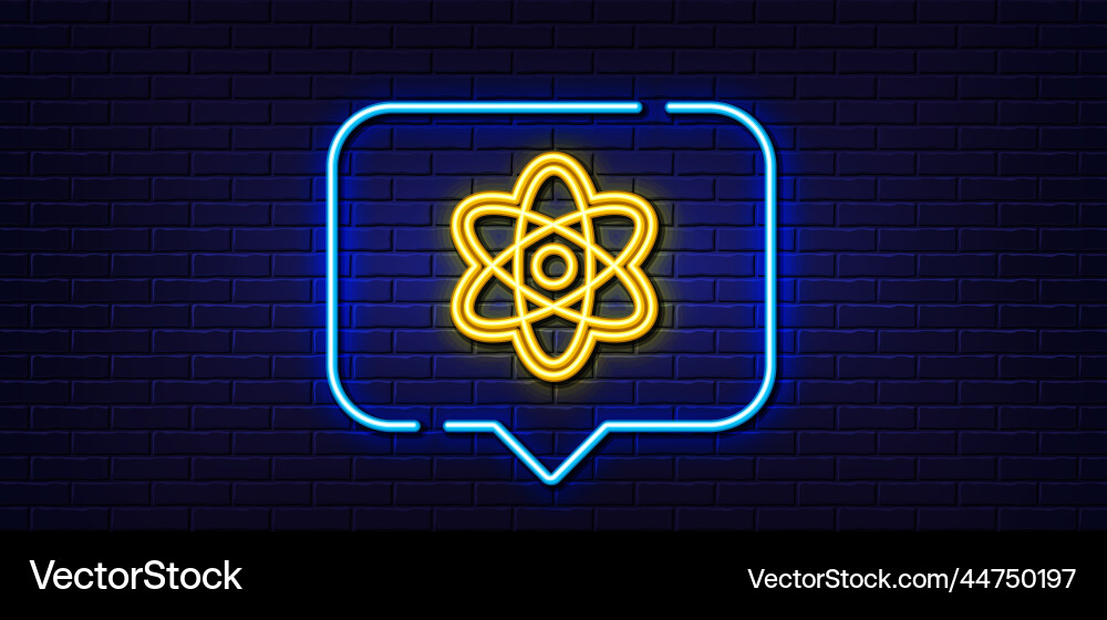 Chemistry atom line icon laboratory molecule sign Vector Image Chemistry atom line icon laboratory molecule sign Vector Image