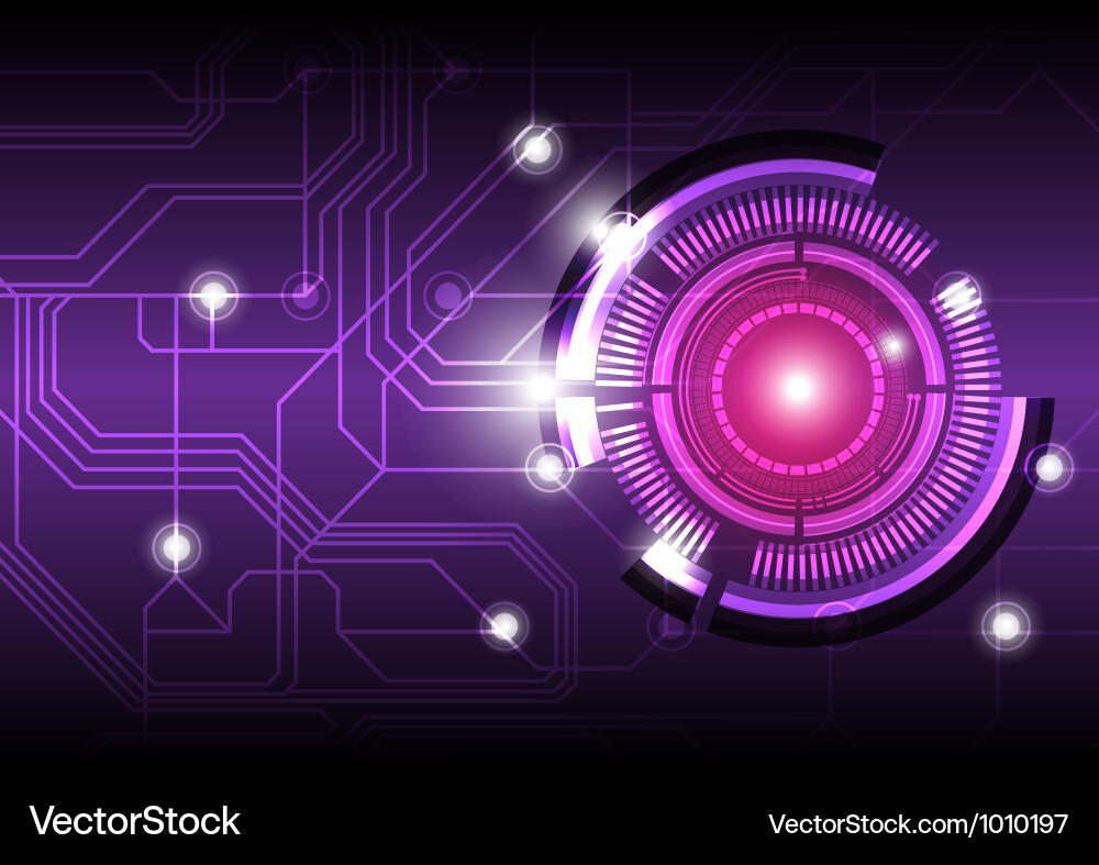 Future digital button design background Royalty Free Vector