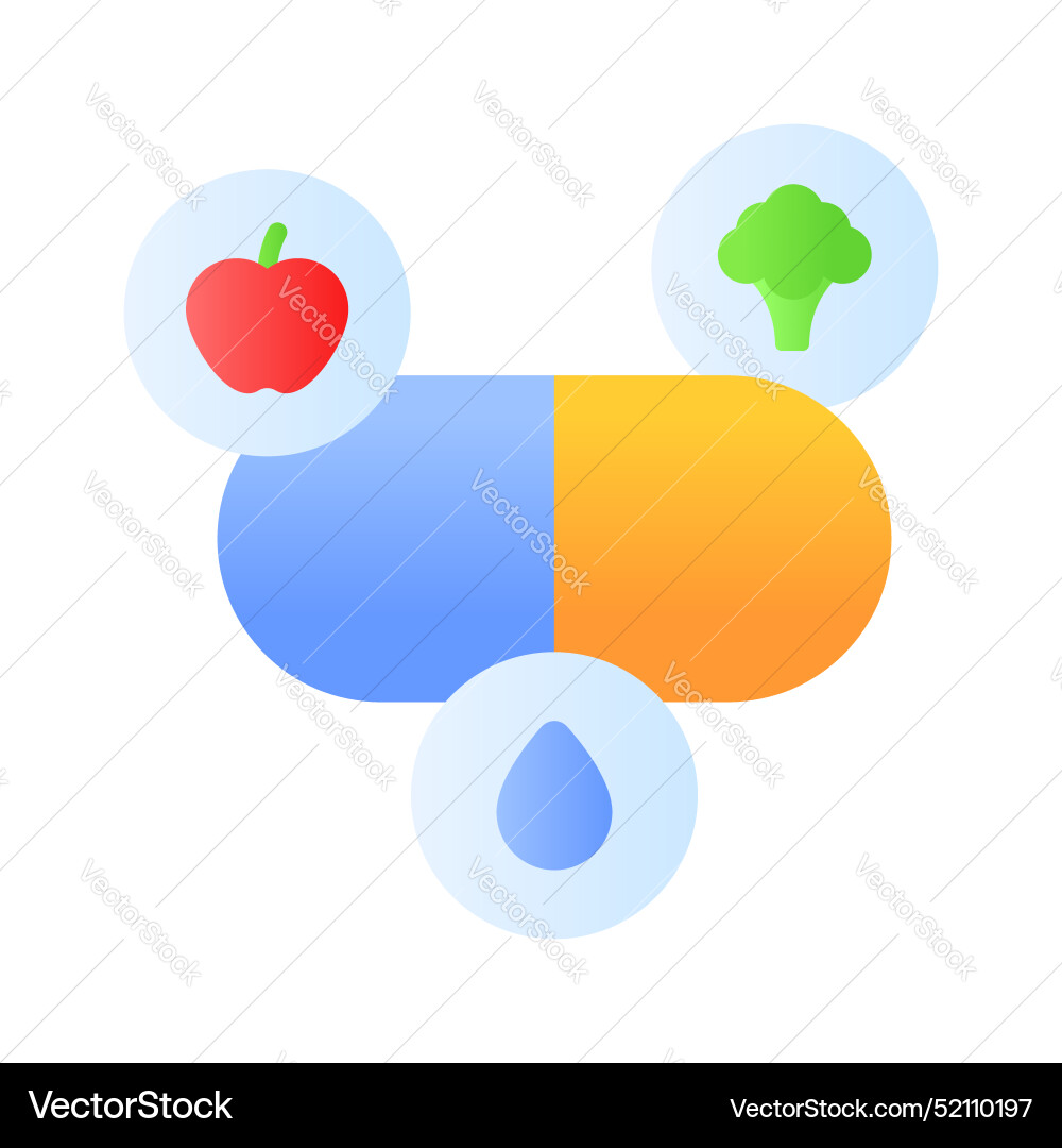 Multivitamin Royalty Free Vector Image - VectorStock