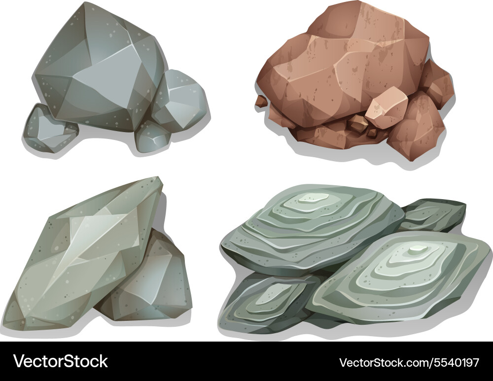 Rocks Royalty Free Vector Image - VectorStock