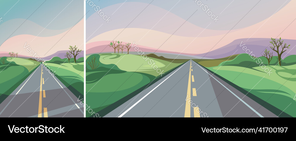 Go Straight Cartoon Road Vector Images (41)