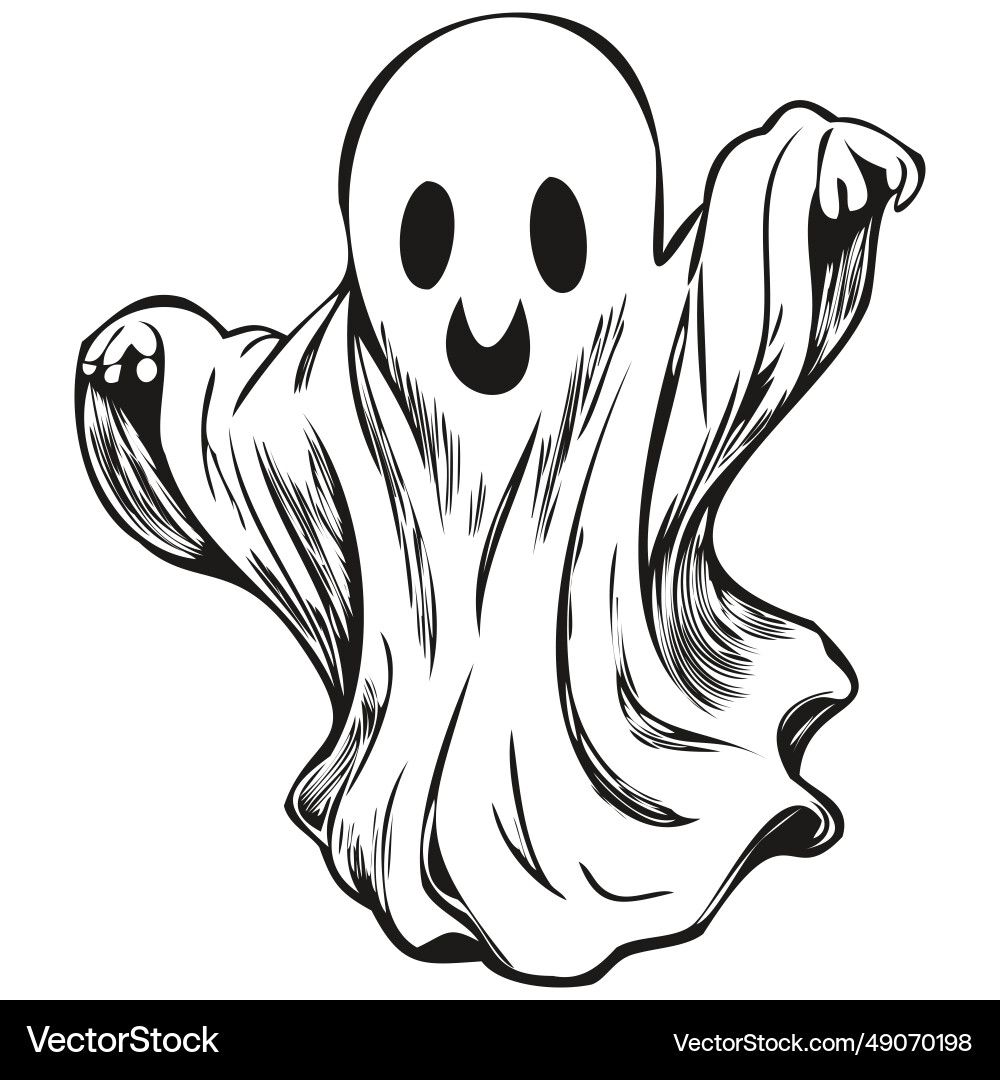 Malevolent image of a haunting Royalty Free Vector Image