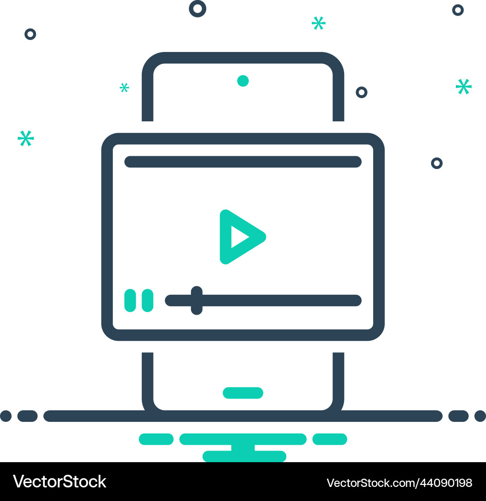 Video Royalty Free Vector Image - VectorStock