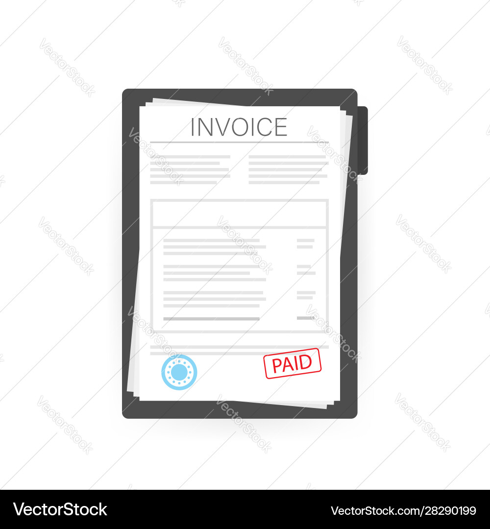 Icon Invoice Pad Vector Images (over 220)