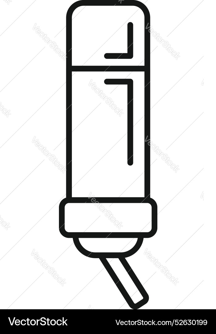 Modern pet water dispenser icon showing container Vector Image