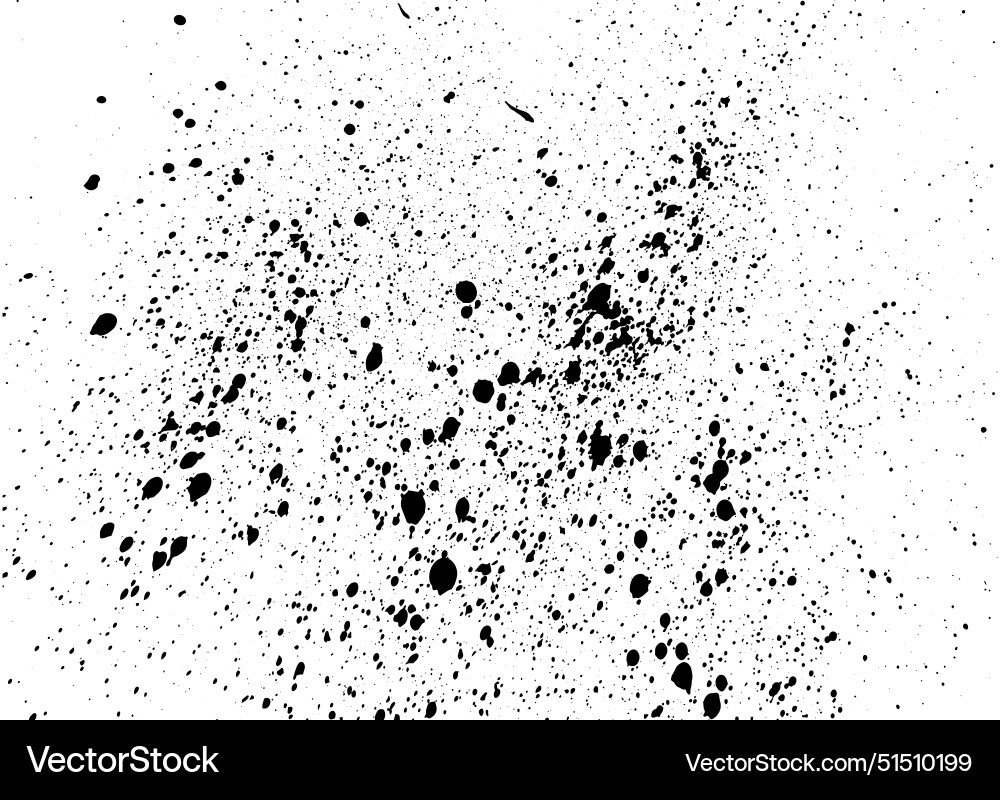 Overlay ink paint brush drops background Vector Image