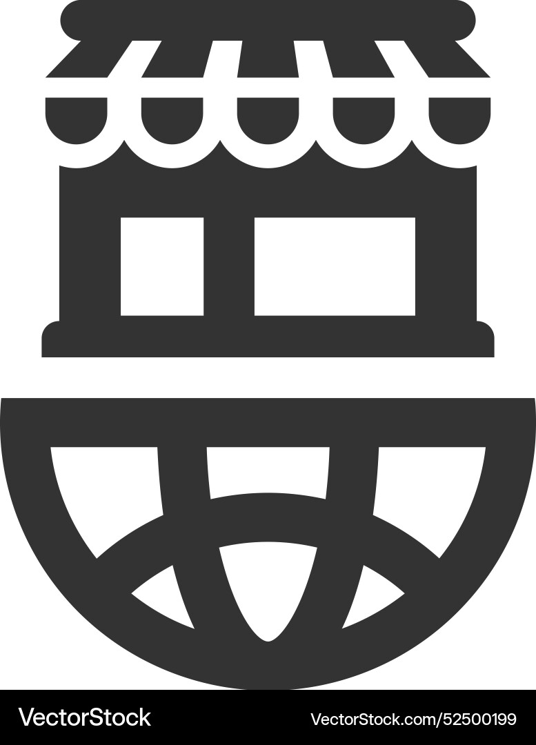 Web shop icon Royalty Free Vector Image - VectorStock