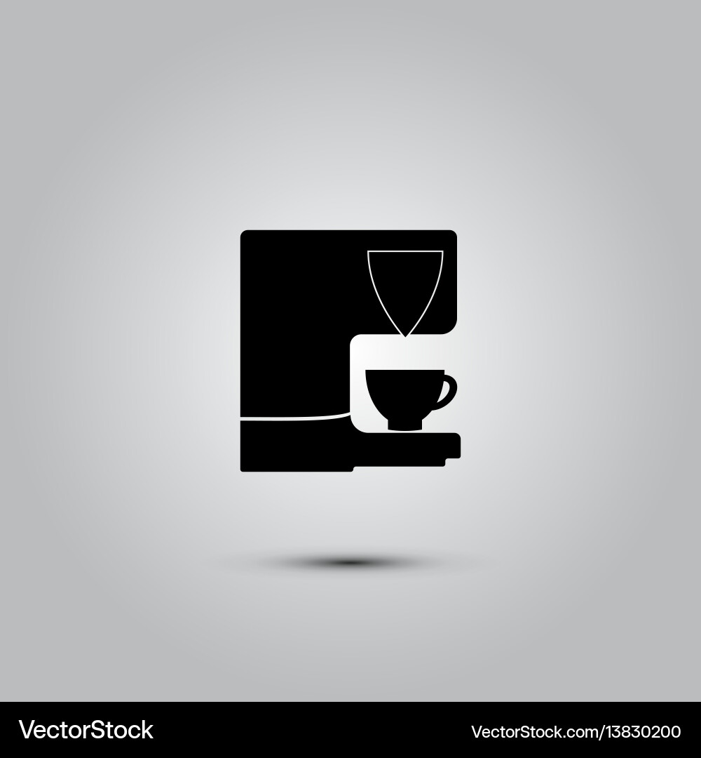 Coffee maker icon Royalty Free Vector Image - VectorStock